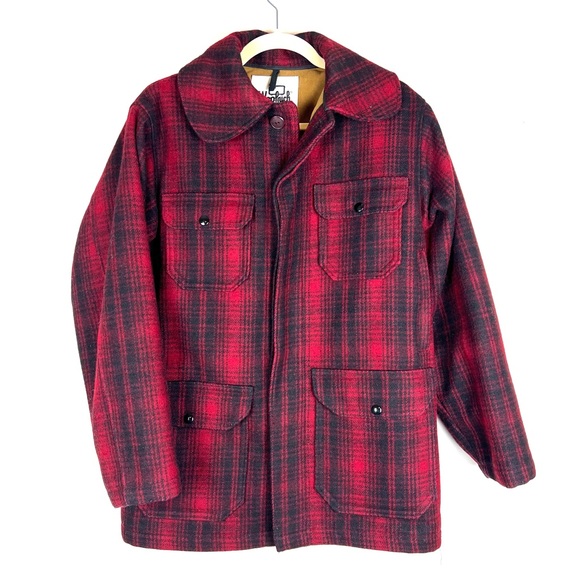 Woolrich | Jackets & Coats | 7s Woolrich Hunters Jacket Red Plaid ...